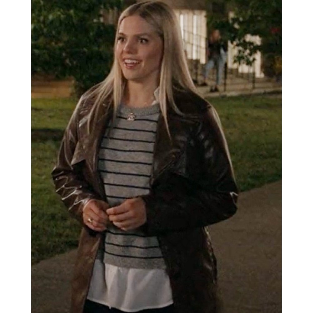 The Sex Lives Of College Girls Reneé Rapp Leather Coat 25 Off